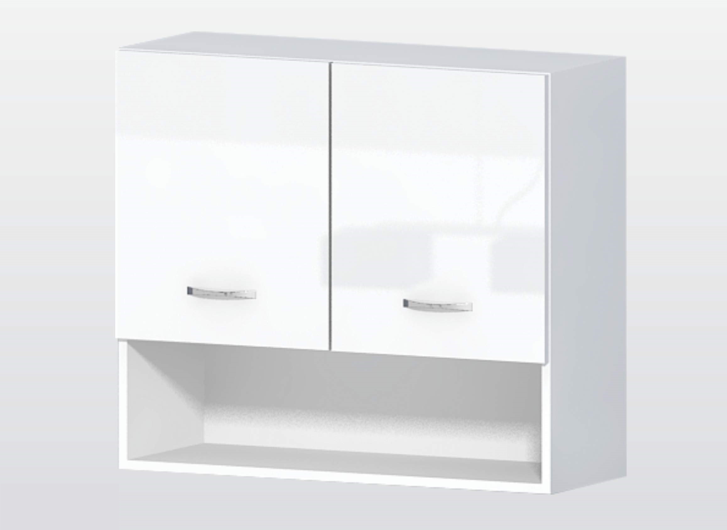 Шкаф G15 Алис бял гланц ︽ Онлайн на Цена 104,00 лв. - ХОП Мебели